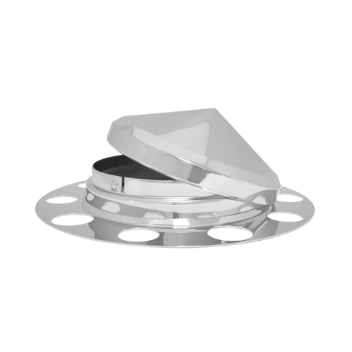 Grand General Universal 3 Piece Front Axle Covers With Cone Hub Cap - 10638