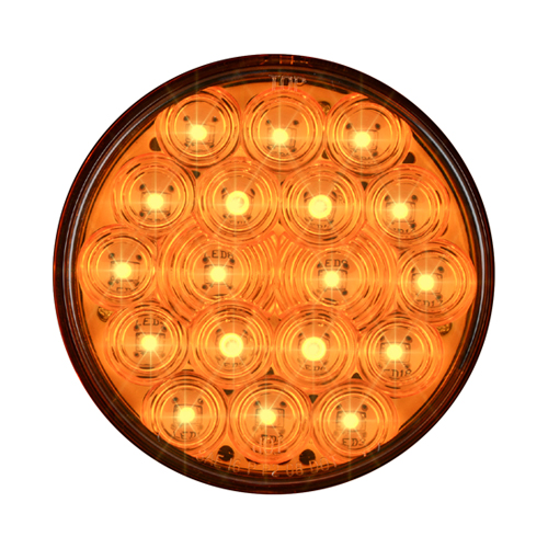 Grand General 4" Fleet Led Light With 3-Prong Round Plug - 76017