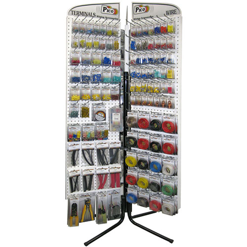PICO Clam Shell Assortment 3-Wing Rack Display 287 SKU's - 0007-SQ9