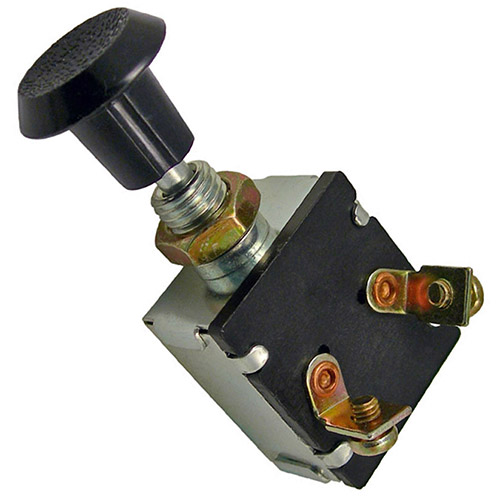 PICO Push/Pull On-Off Switch SPST 1/2" Mount Hole 2 Screws 12V 15A - 5521C