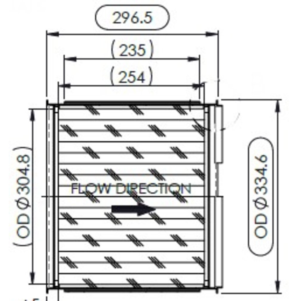 Dinex DPF, Cummins (No Clamps/Gaskets) - 58004-NCG