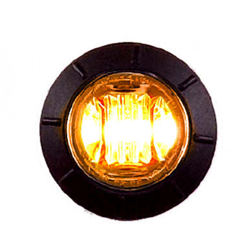 Maxxima 3 LED 3/4" Mini Clearance Auxiliary Turn Light Amber - M09300YAT