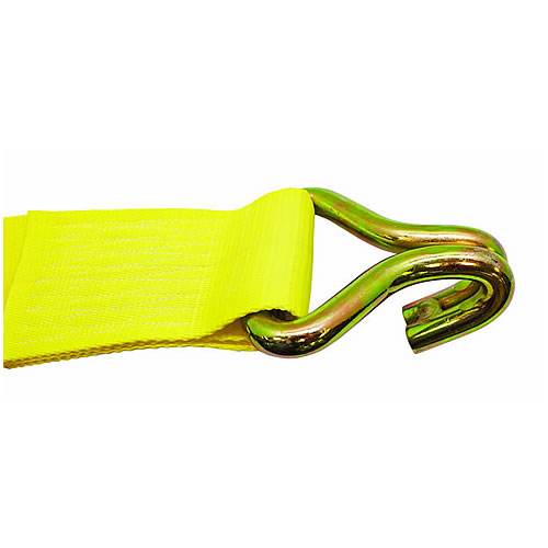 Multiprens 4" Winch Strap with #619 J Hook - 27ft - 2046-27