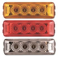 Optronics MCL63 Series LED Marker/Clearance Light Yellow - MCL63AB