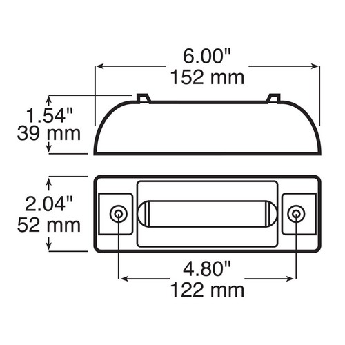 Peterson 187A-MV 187 Piranha LED Clearance & Side Marker Light w/Reflex ...