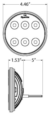 Truck Lite LED Par 36 Lamp 9-36V 80240