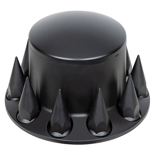 United Pacific Matte Black Dome Rear Axle Cover With 33Mm Spike Thread ...