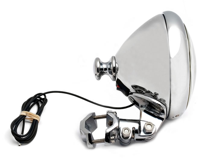 Unity USA 6" Flood Decklight Halogen, Clamp Bracket - BG-C-H7609